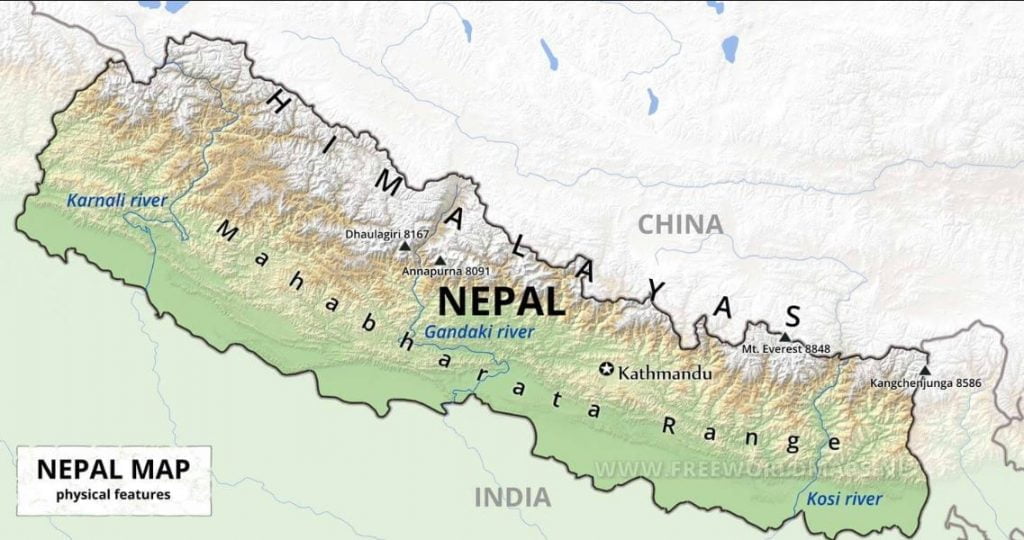 map_of_nepal - Himal Post Himal Post